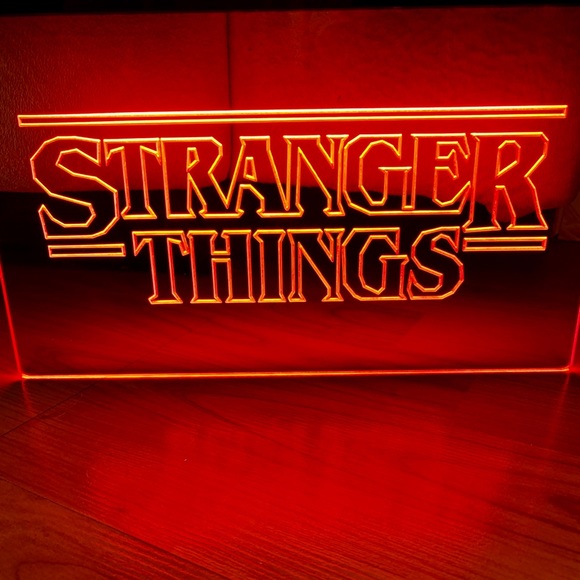 Other | Stranger Things Led Neon Light Sign 8x12 | Poshmark